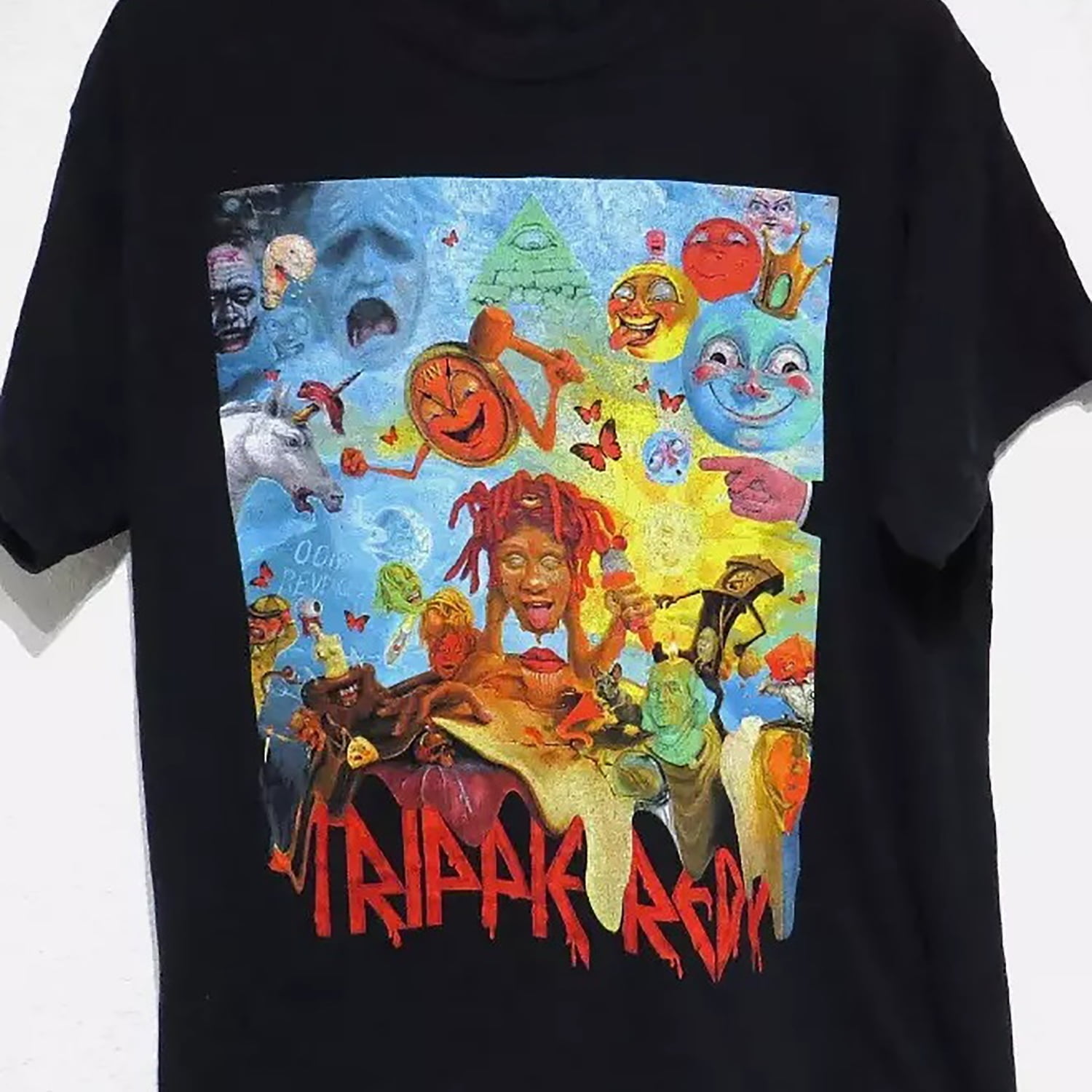 Trippie Redd LIFE'S A TRIP black t-shirt Album Art Hip Hop Rap Trap ...