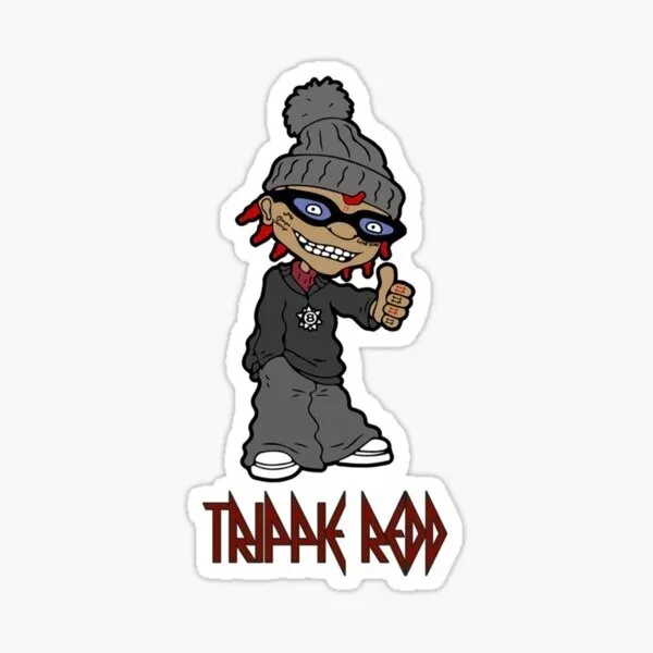 Trippie Redd Sticker Phone Decal Water Bottle Stickers Car Decals ...