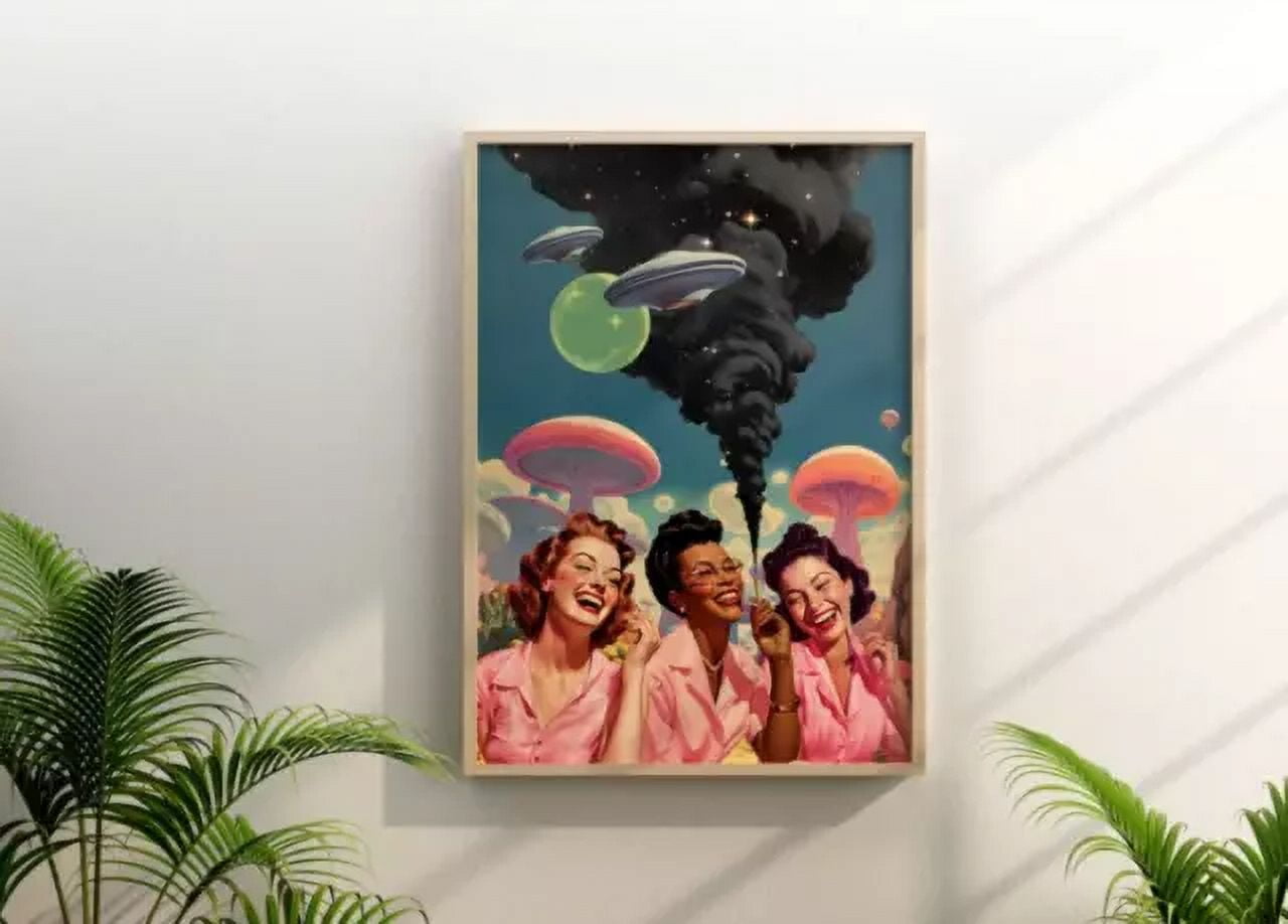 Tripping Together ( Retro Wall Art, Trippy Print, Trippy Poster NO ...