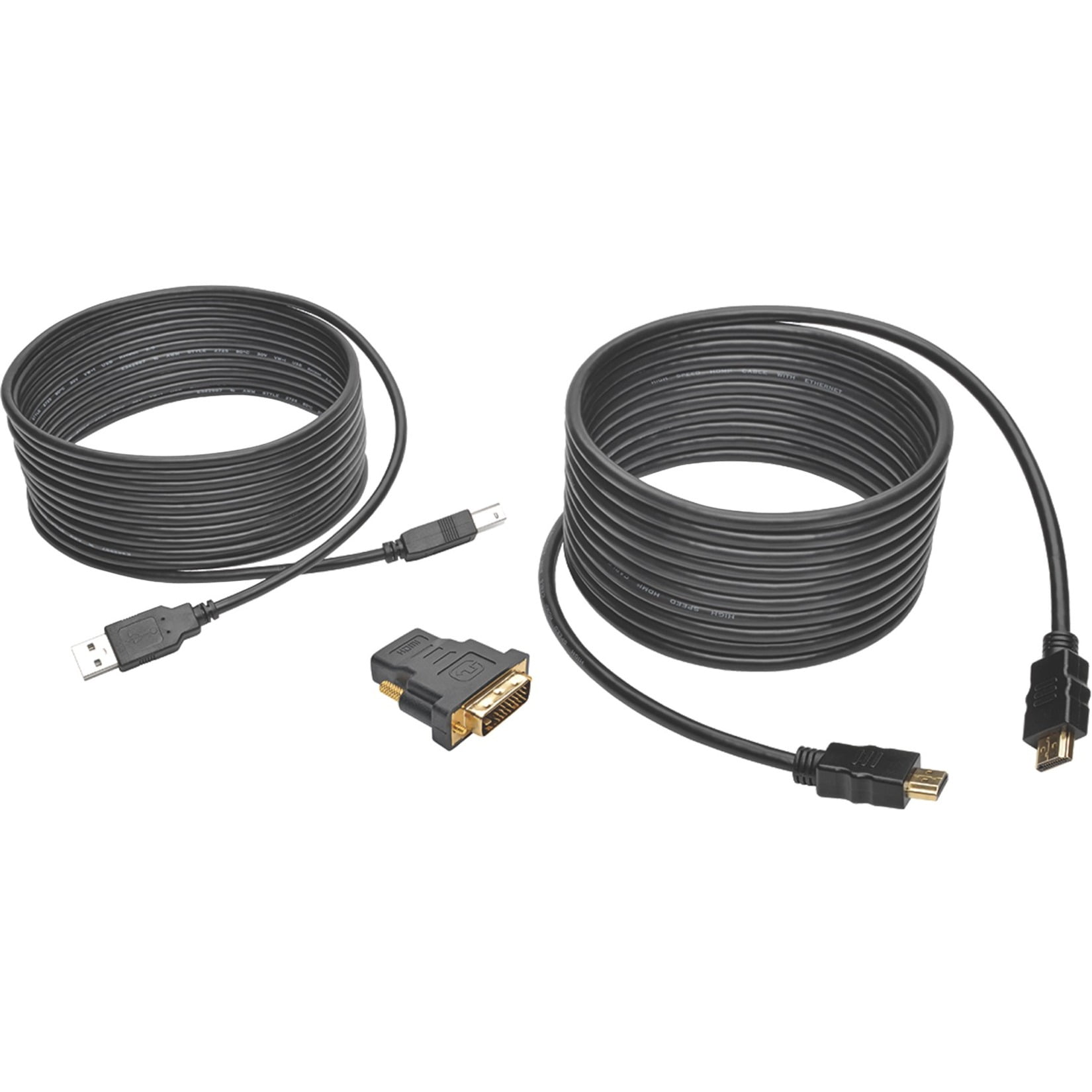 Tripplite P782-015-DH 15ft Cbl Hdmi Dvi Usb Kvm Kit A/b Kybd - Walmart.com