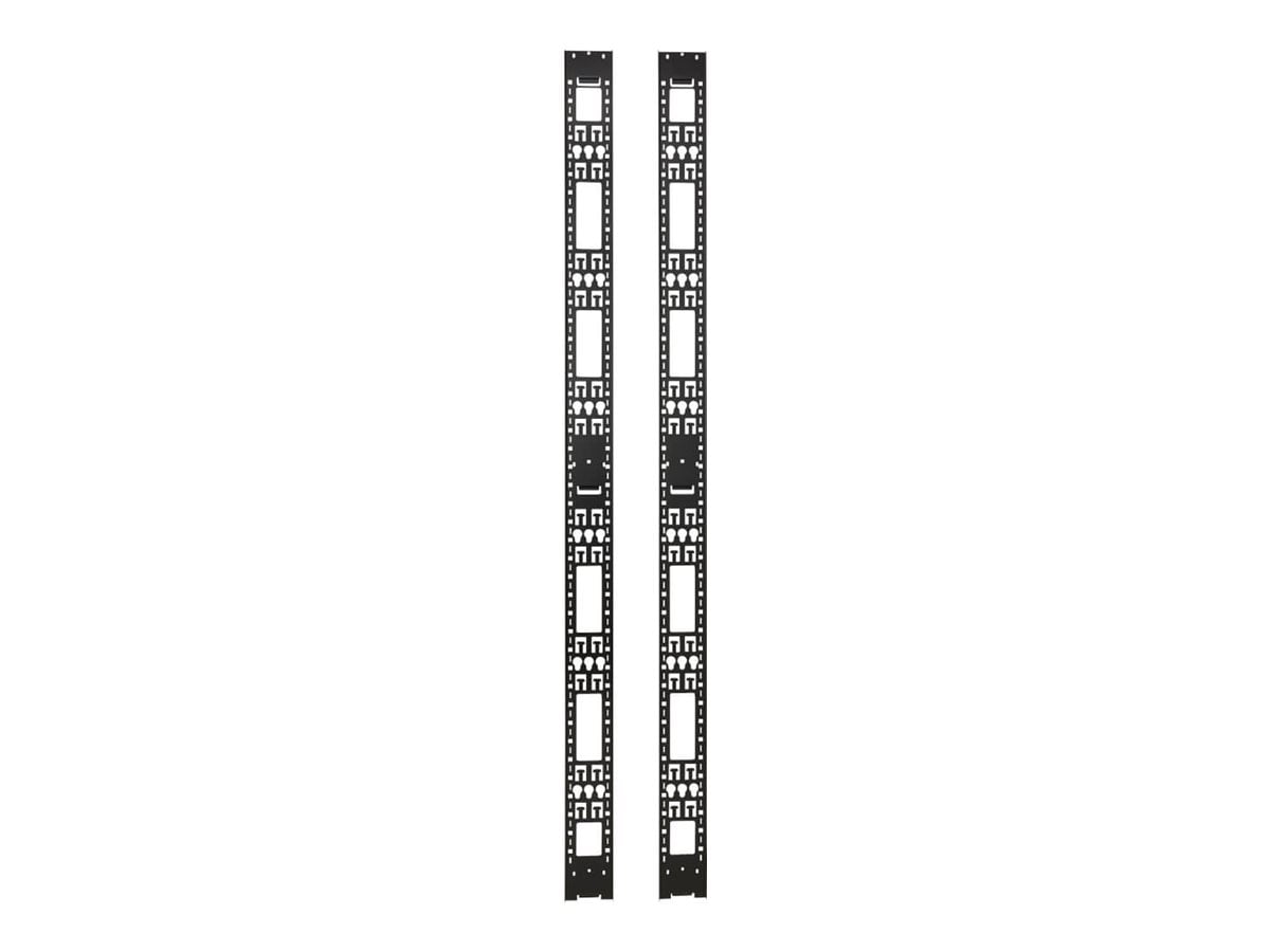 Tripplite Rack 48U Vertical Cable Management Bars, SRVRTBAR48 (01FV26 ...
