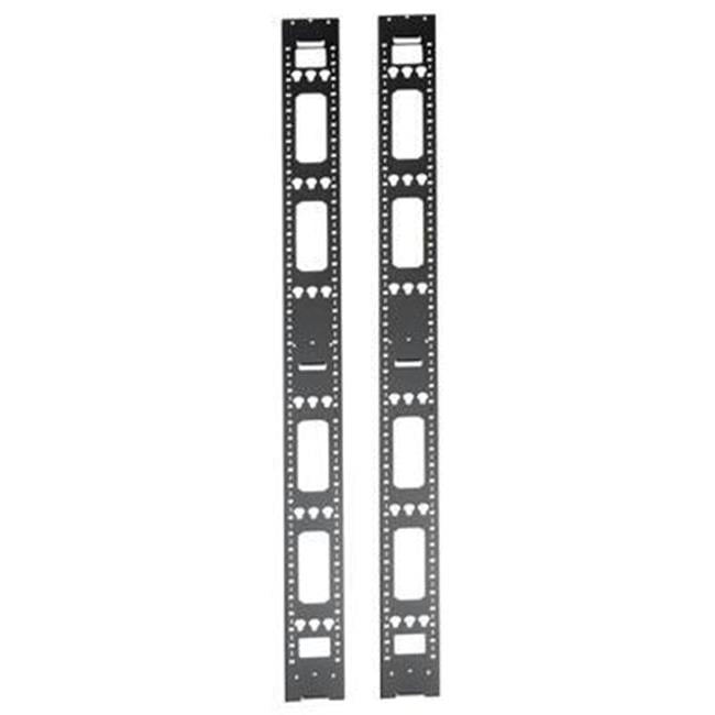 Tripplite Rack 48U Vertical Cable Management Bars, SRVRTBAR48 (01FV26 ...