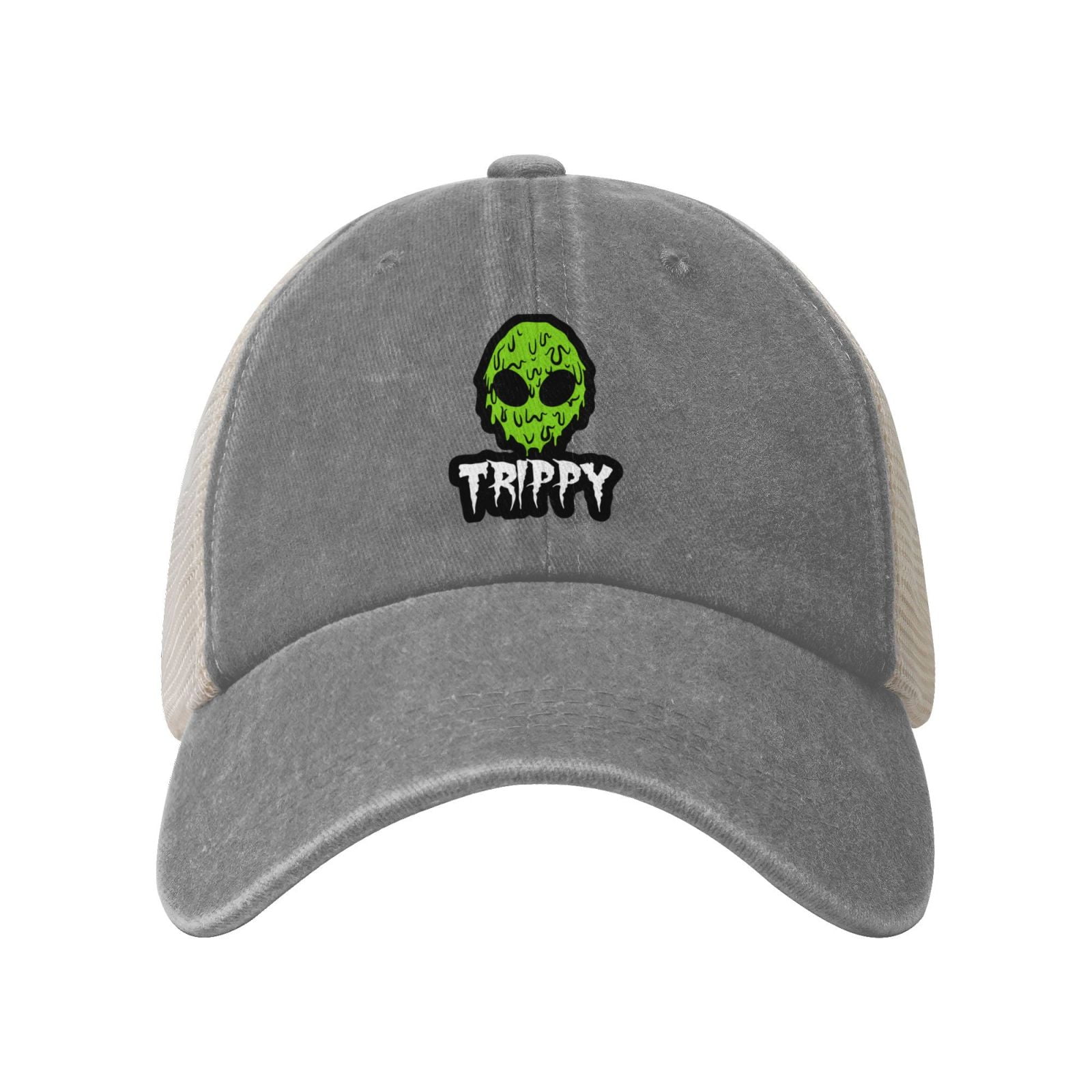 Trippy Alien Unisex Cowboy Mesh Baseball Cap Adjustable Vintage Trucker ...