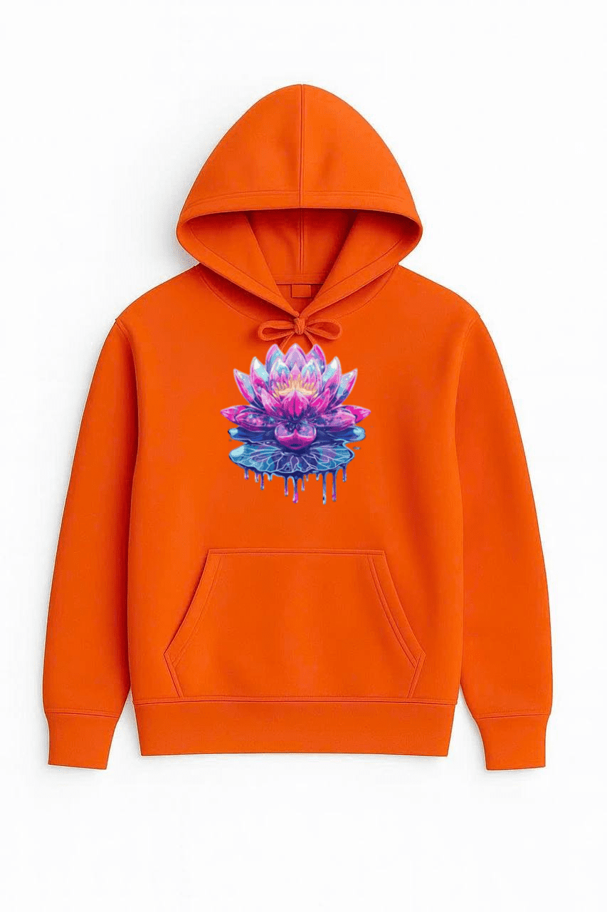 Trippy Celestial Lotus Flower Psychedelic Vaporwave Art Hoodie Shirt ...