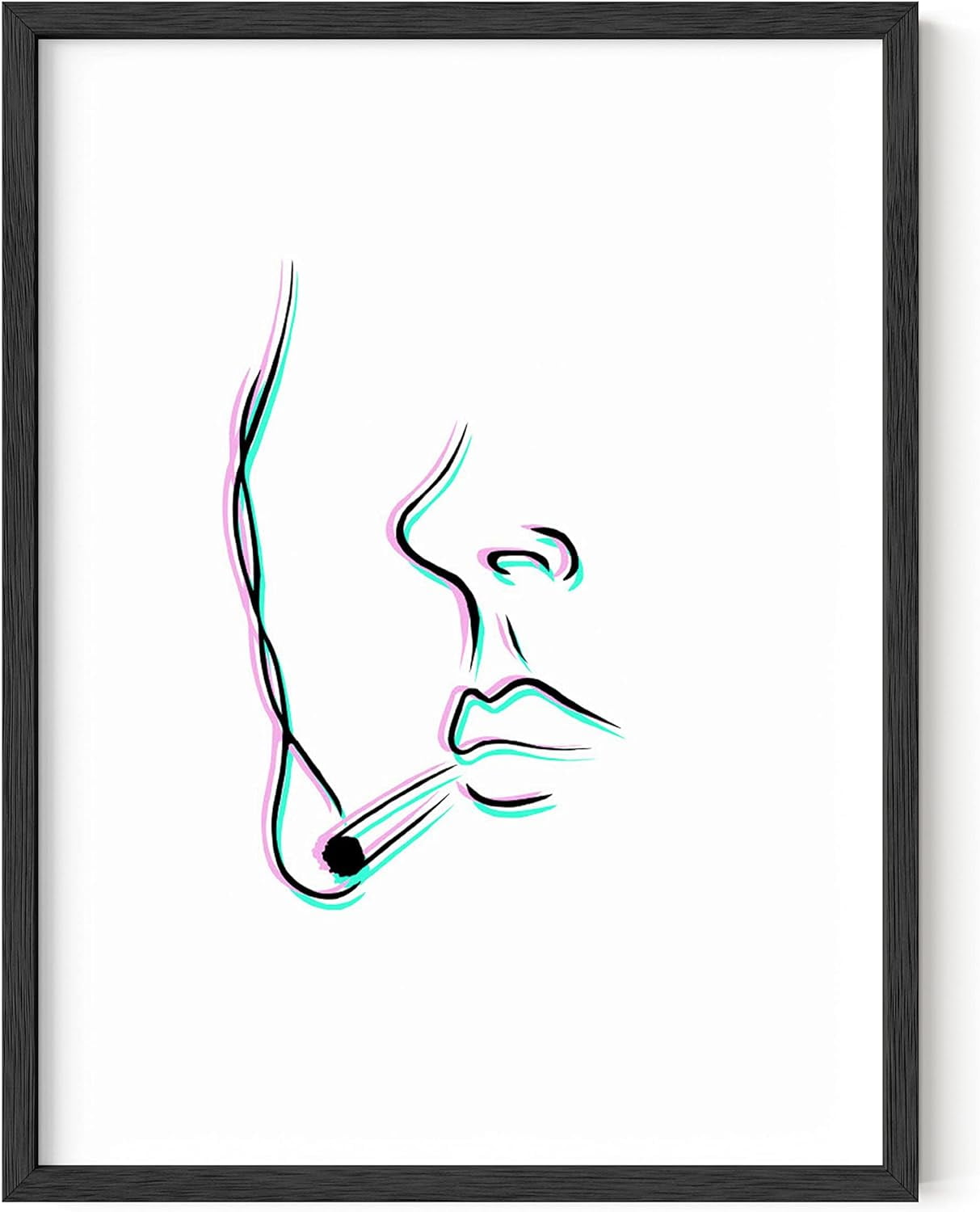 Trippy Dope Art Poster By Haus and Hues | Minimalist Wall Decor, Cool ...