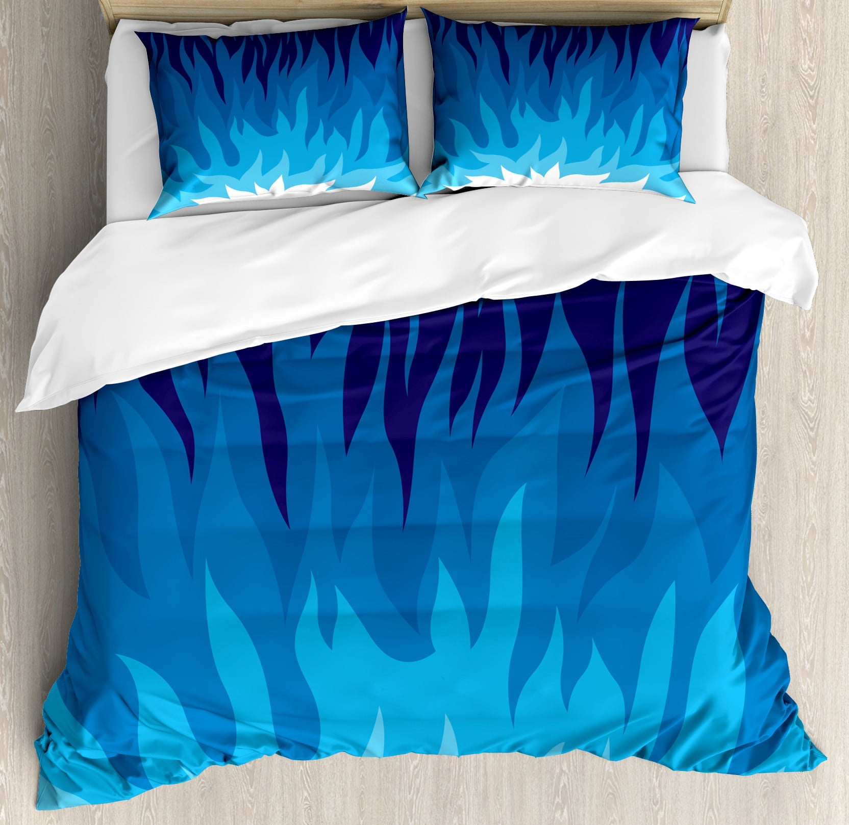 Trippy Duvet Cover Set, Abstract Gas Background Exploding Motion Energy ...