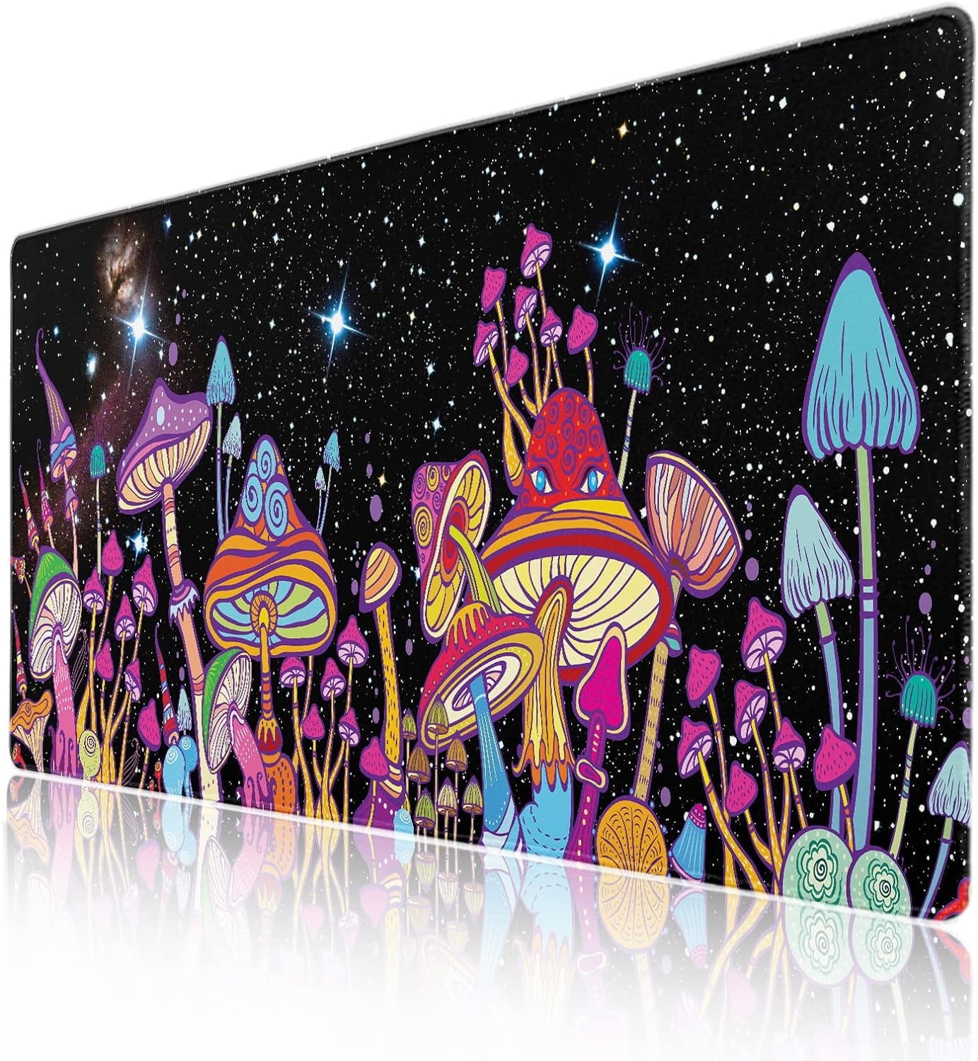 Trippy Fantasy Mushroom Gaming Mouse Pad XXL Galaxy Space Stars ...