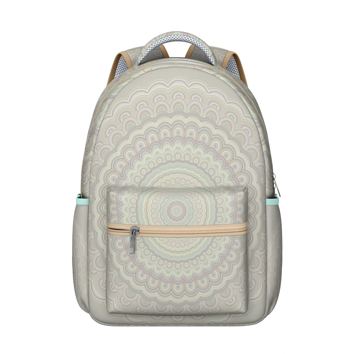 Trippy Geometric School Backpack - Waterproof & Durable Bookbag for ...