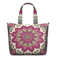 Trippy Mala Travel Duffel Abstract Psychedelic Bohemian Bag with ...