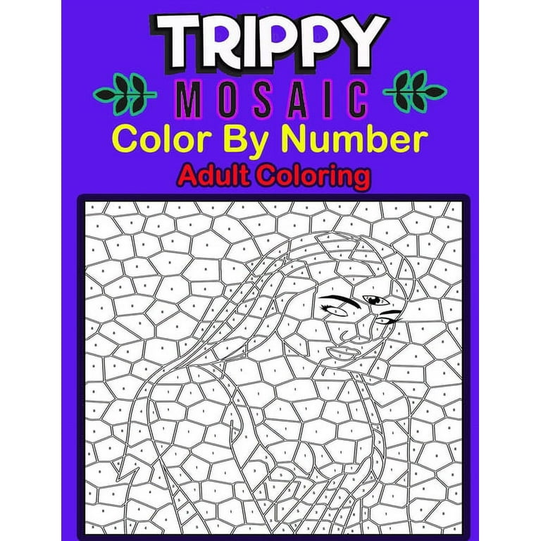 mosaic coloring pages by numbers