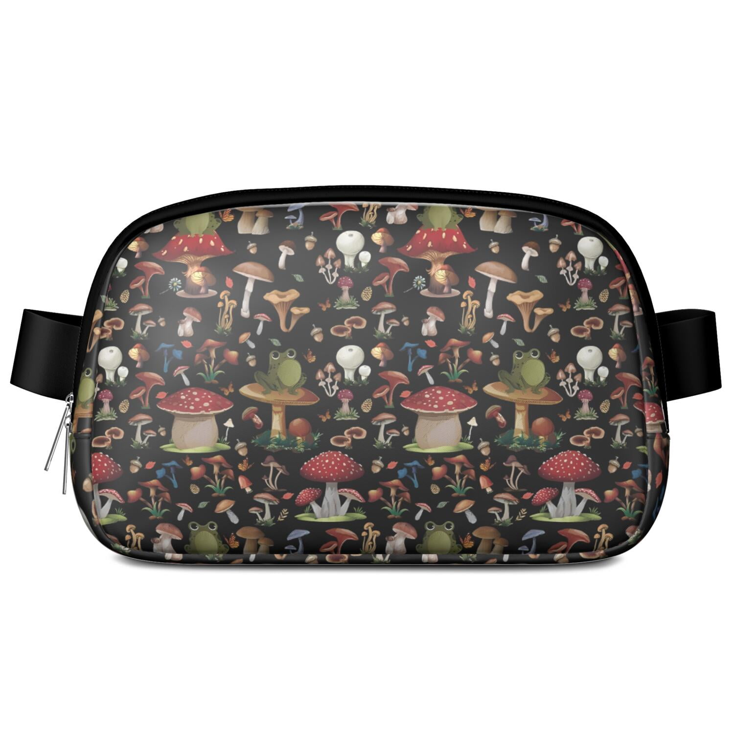 Trippy Psychedelic Mushroom Fanny Pack – Magical Fairy Tale Waist Bag ...