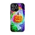 Trippy Pumpkin Smoke Abstract Autumn Themed Design Phone Case with ...