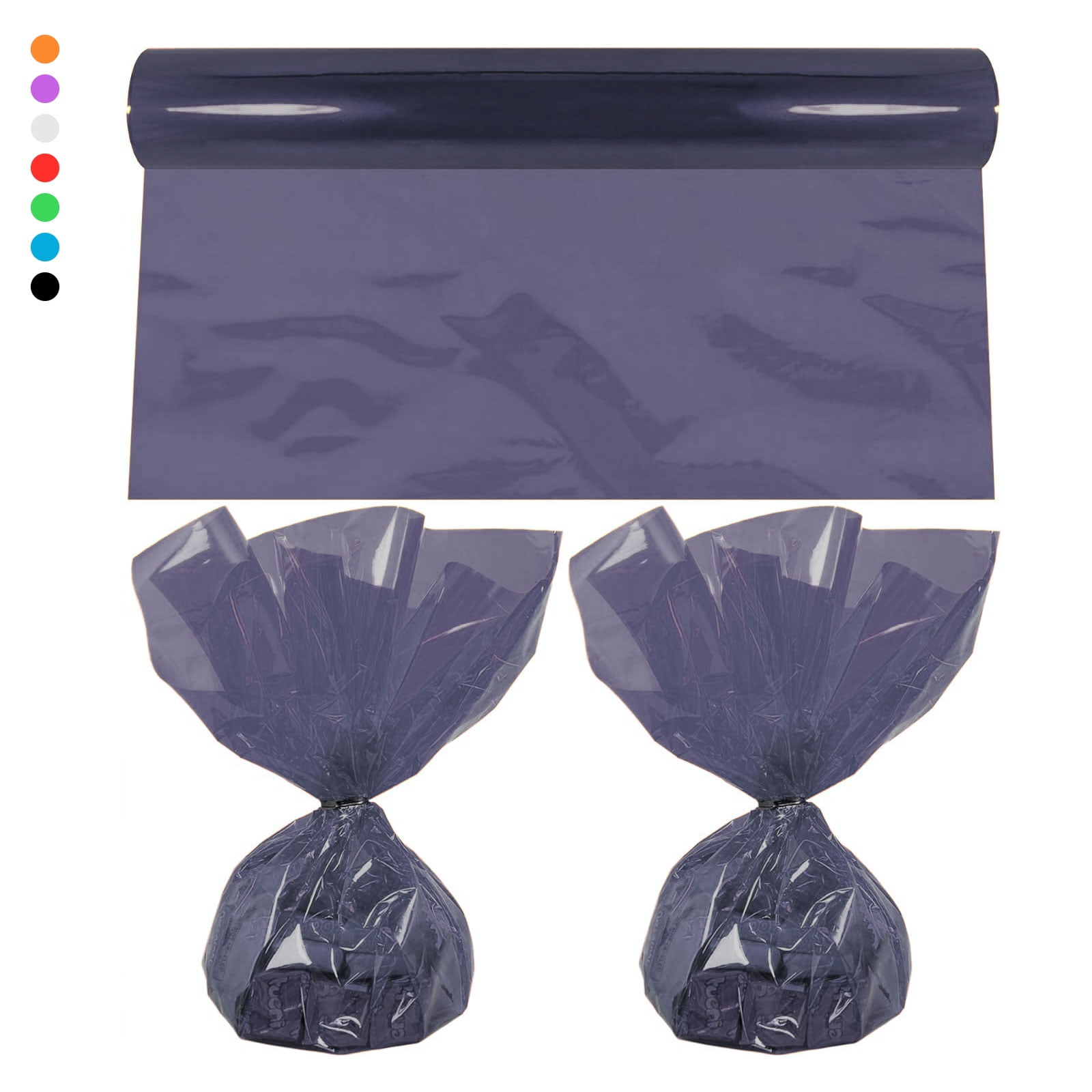 Tripumer 1 Roll Cellophane Wrapping Paper 16 inch x 100 feet Thick ...