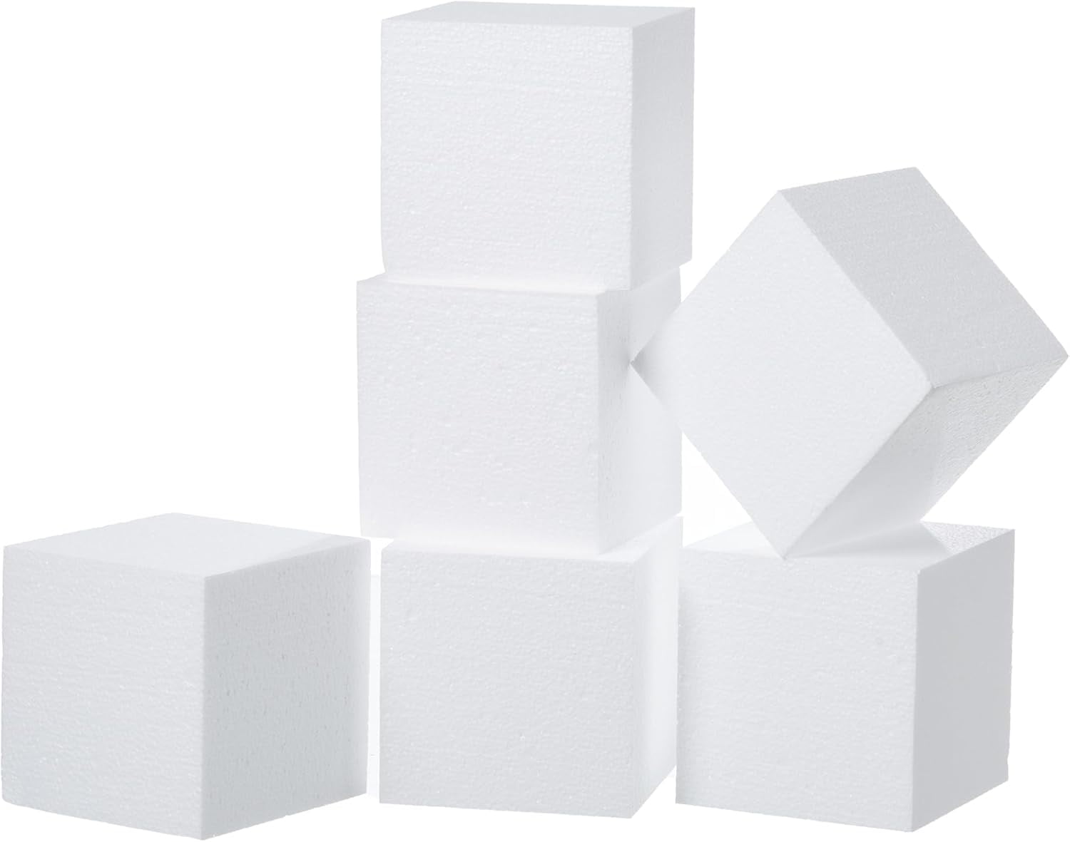 Tripumer 10 Pcs Craft Foam Cubes Polystyrene Foam Blocks Foam Craft ...