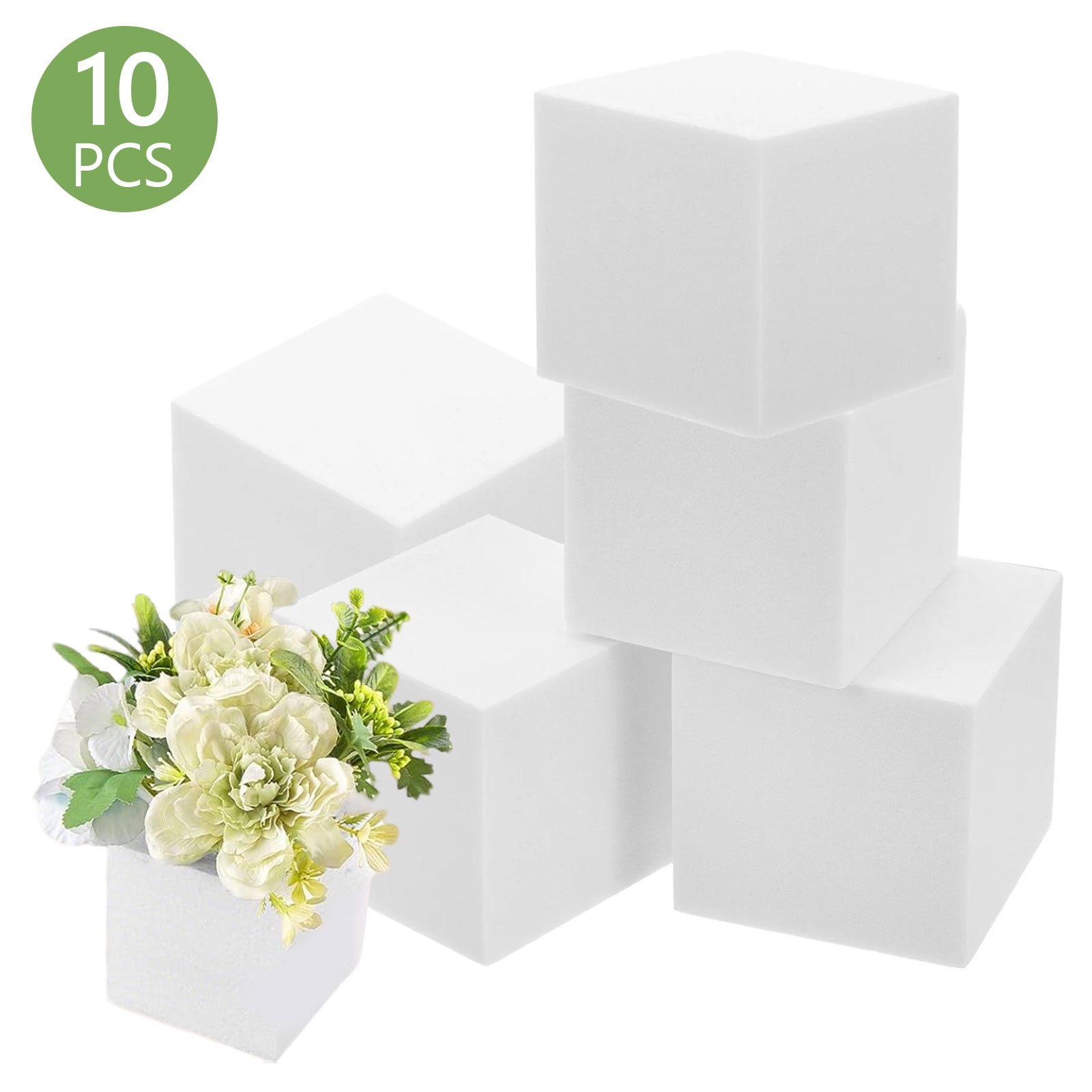 Tripumer 10 Pcs Craft Foam Cubes Polystyrene Foam Blocks Foam Craft ...