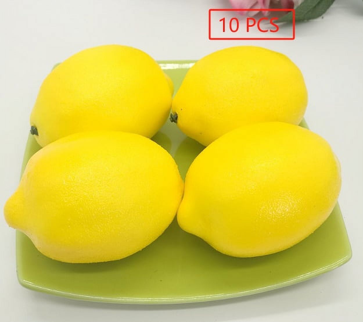 Tripumer 10 Pcs Fake Lemons Artificial Lemons Faux Yellow Lemons ...