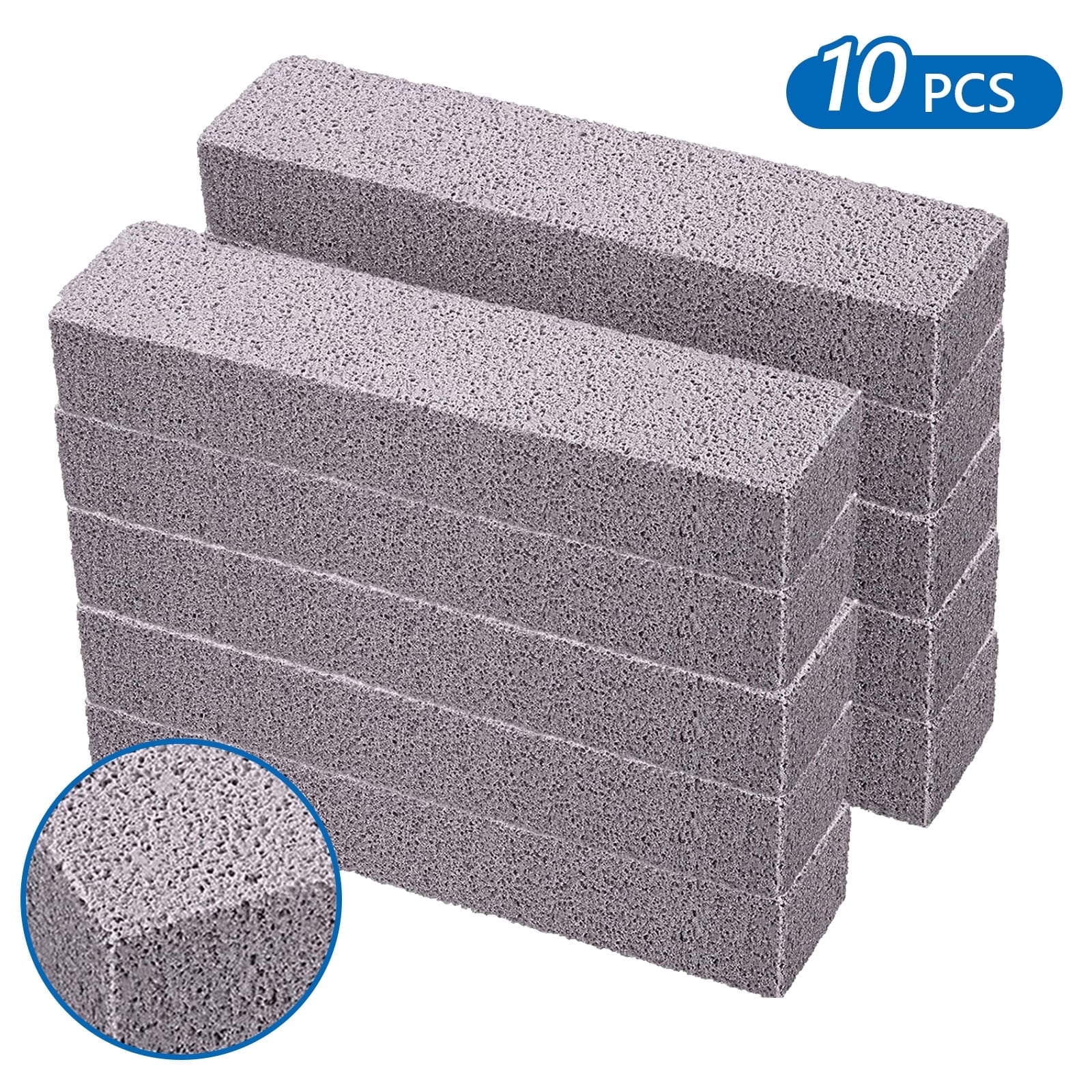 Tripumer 10 Pcs Pumice Scouring Pad Pumice Stick Cleaner Stones 5.9 x 1 ...