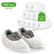 100 Pack(50 Pairs) Disposable Shoe Covers Hygienic Boot Covers ...
