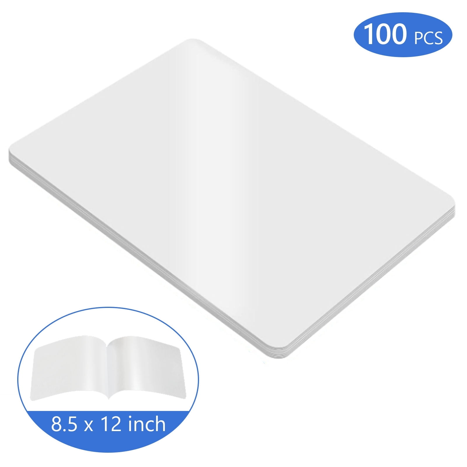 Tripumer 100 Pcs Laminating Sheets Paper 1.5 Mil Thermal Laminating ...