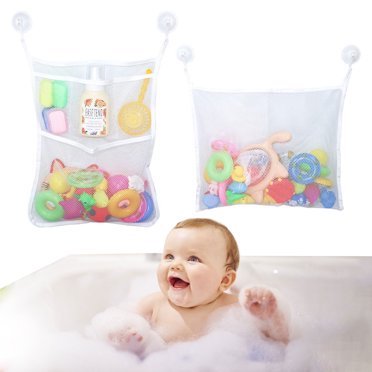 Tub Cubby Kids Bath Toy Organizer Keep Toys Dry Shower Storage Caddy ...