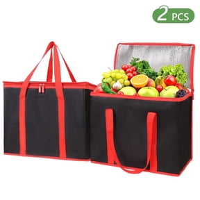 Reusable Insulated Grocery Bags for Food Delivery and Shopping