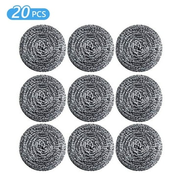 Stainless Steel Sponges Scrubbers Cleaning Ball Utensil Scrubber ...