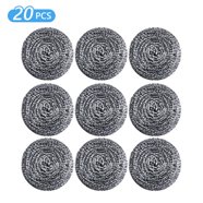 OVWO 12Pack Stainless Steel Dish Scrub Metal Pot Scouring Pads for ...
