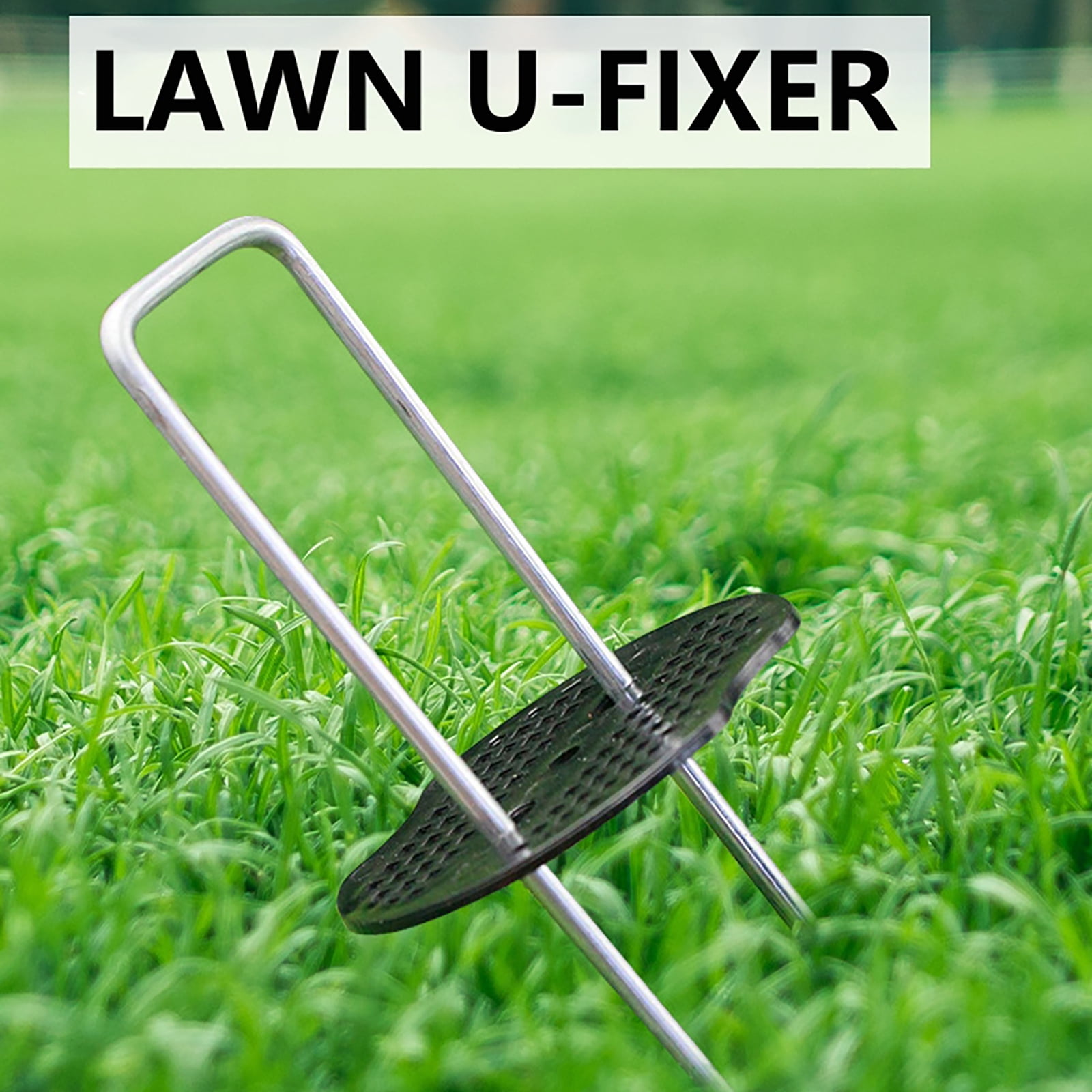Tripumer 300 Pack of 6 Inch Galvanized Landscape Nails U-Shaped ...