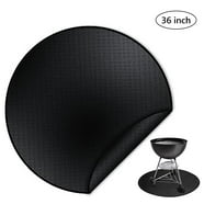 Acmind 24 inch Fire Pit Mat, Fireproof Grill Mat Round, Double Sided ...