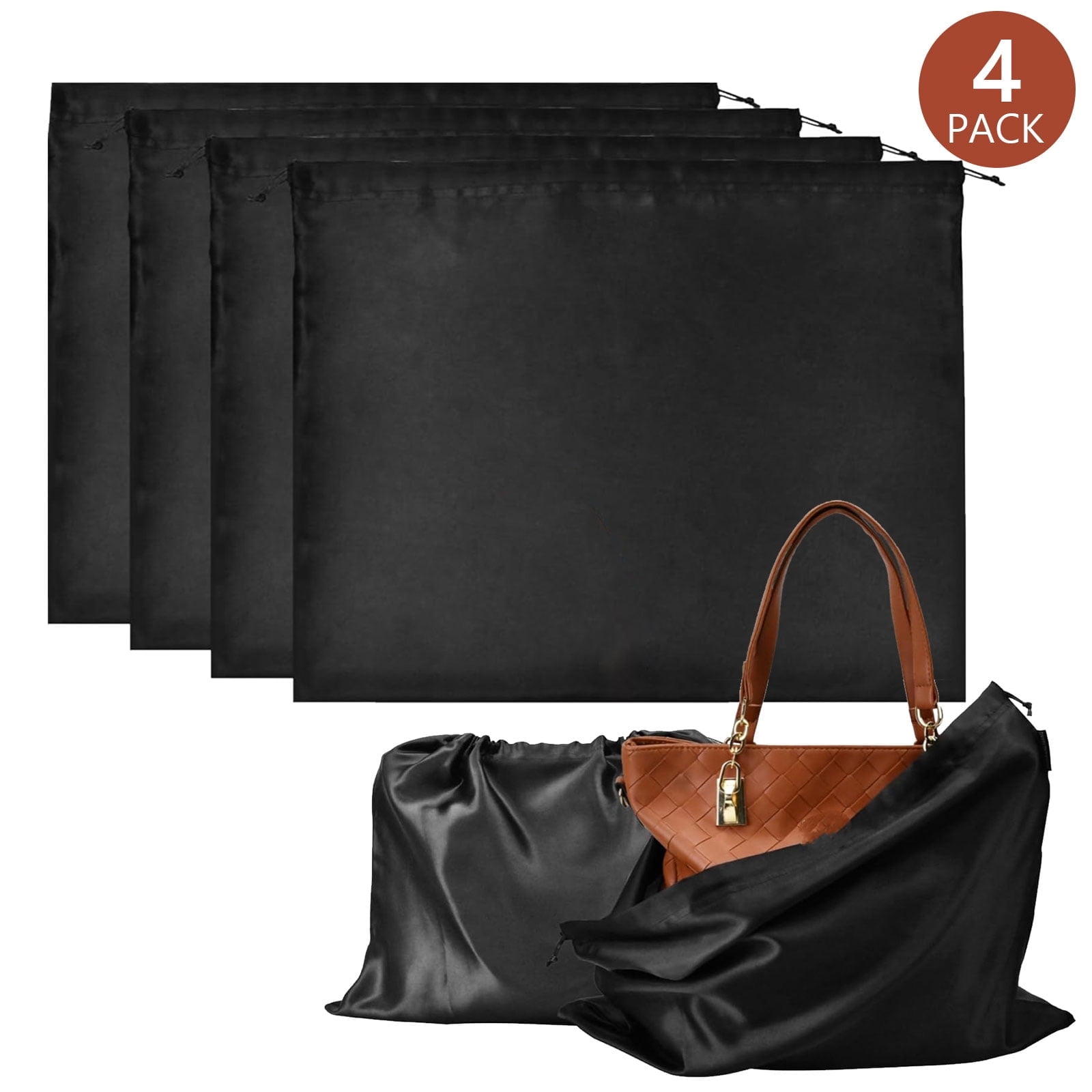 Tripumer 4 Pack Silk Dust Cover Bag 15.7 x 19.6 inch Dustproof ...