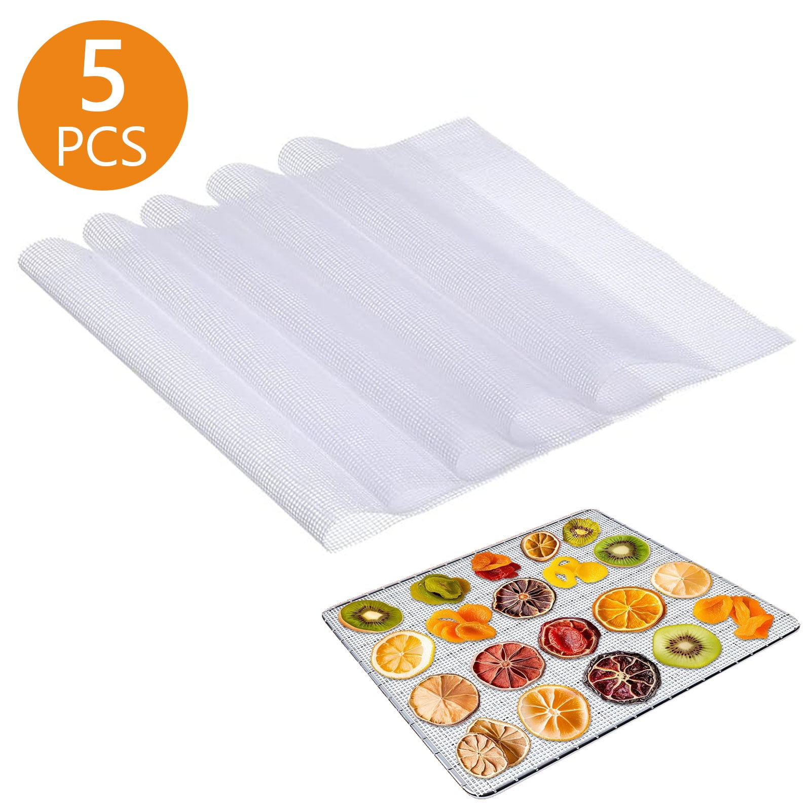 Tripumer 5 Pcs Silicone Dehydrator Sheets Dehydrator Mats Fruit Dryer ...