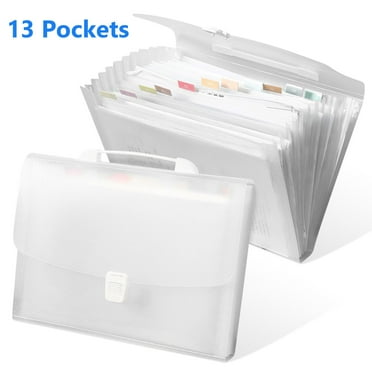 Five Star 7-Pocket Expanding File with Reminder Tabs, Black (35294 ...