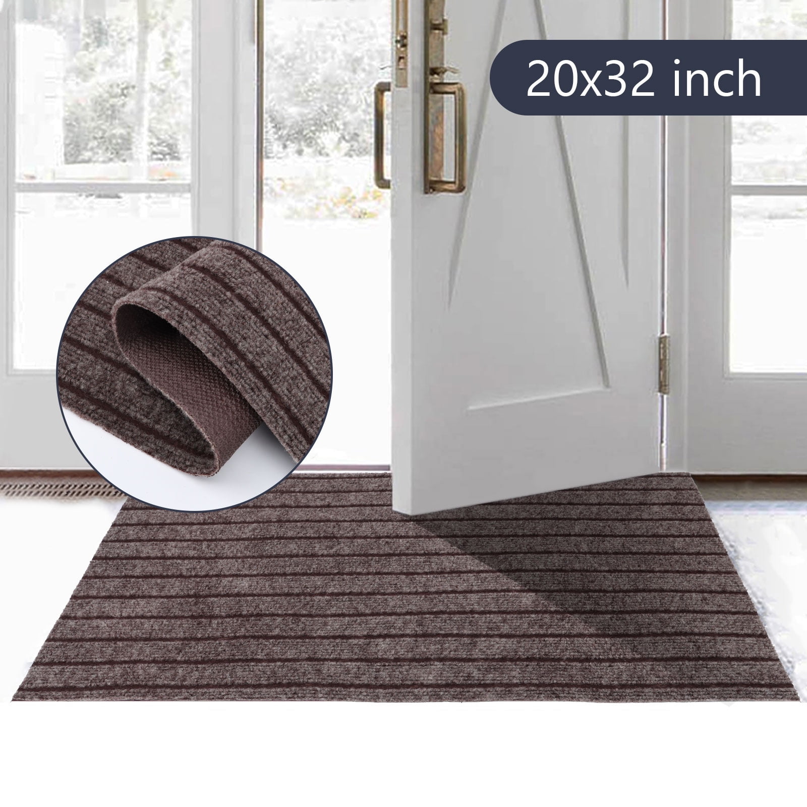 Tripumer Front Doormat Entrance Shoe Mat 20 x 32 inch Heavy Duty Door ...