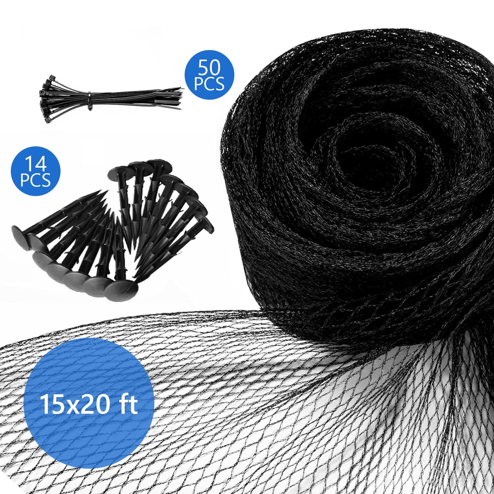 Tripumer Pond Netting Bird Netting 15 x 20 Ft Garden Netting Pond Net ...