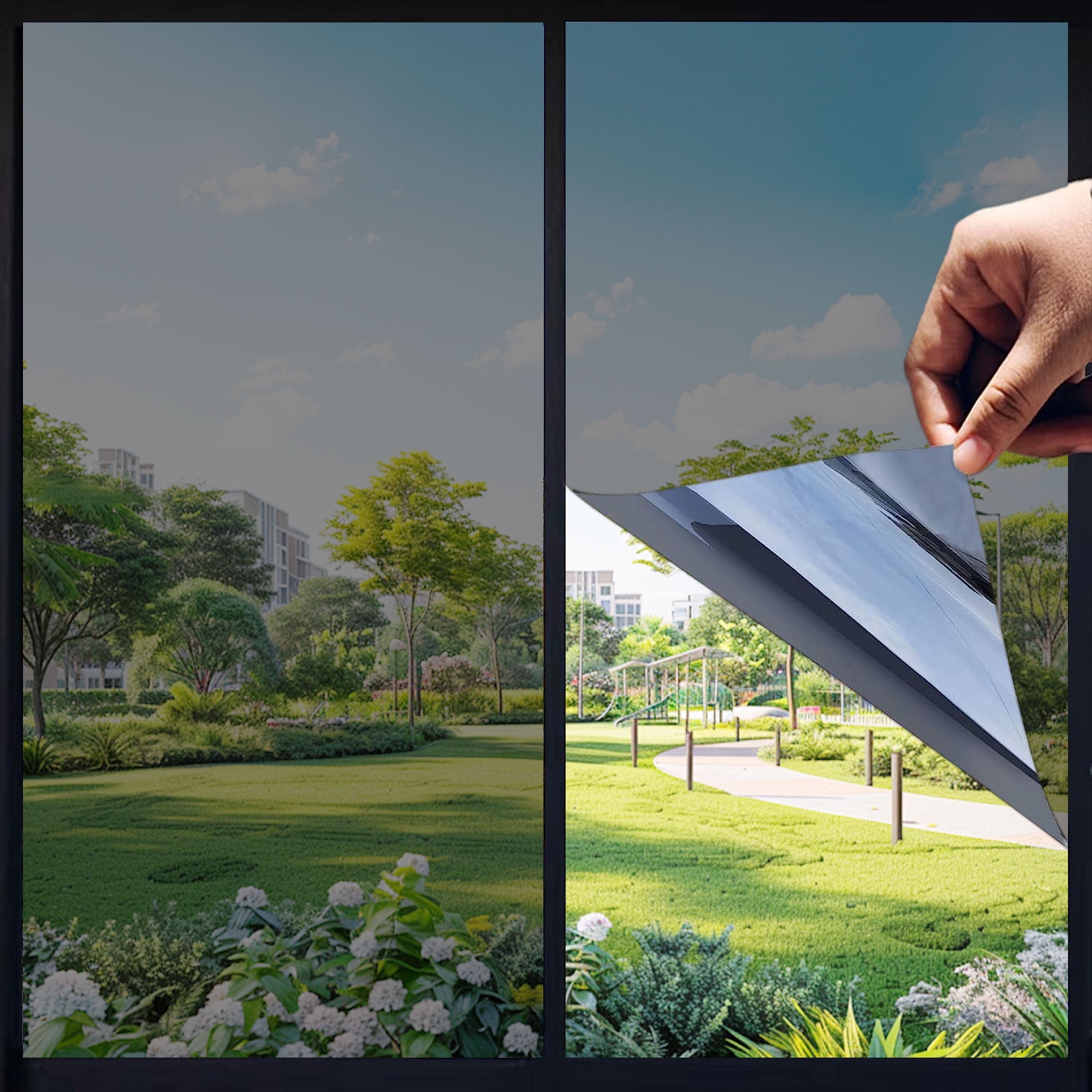 Tripumer Thermal Control Window Film One Way Sun Protection Window Film ...