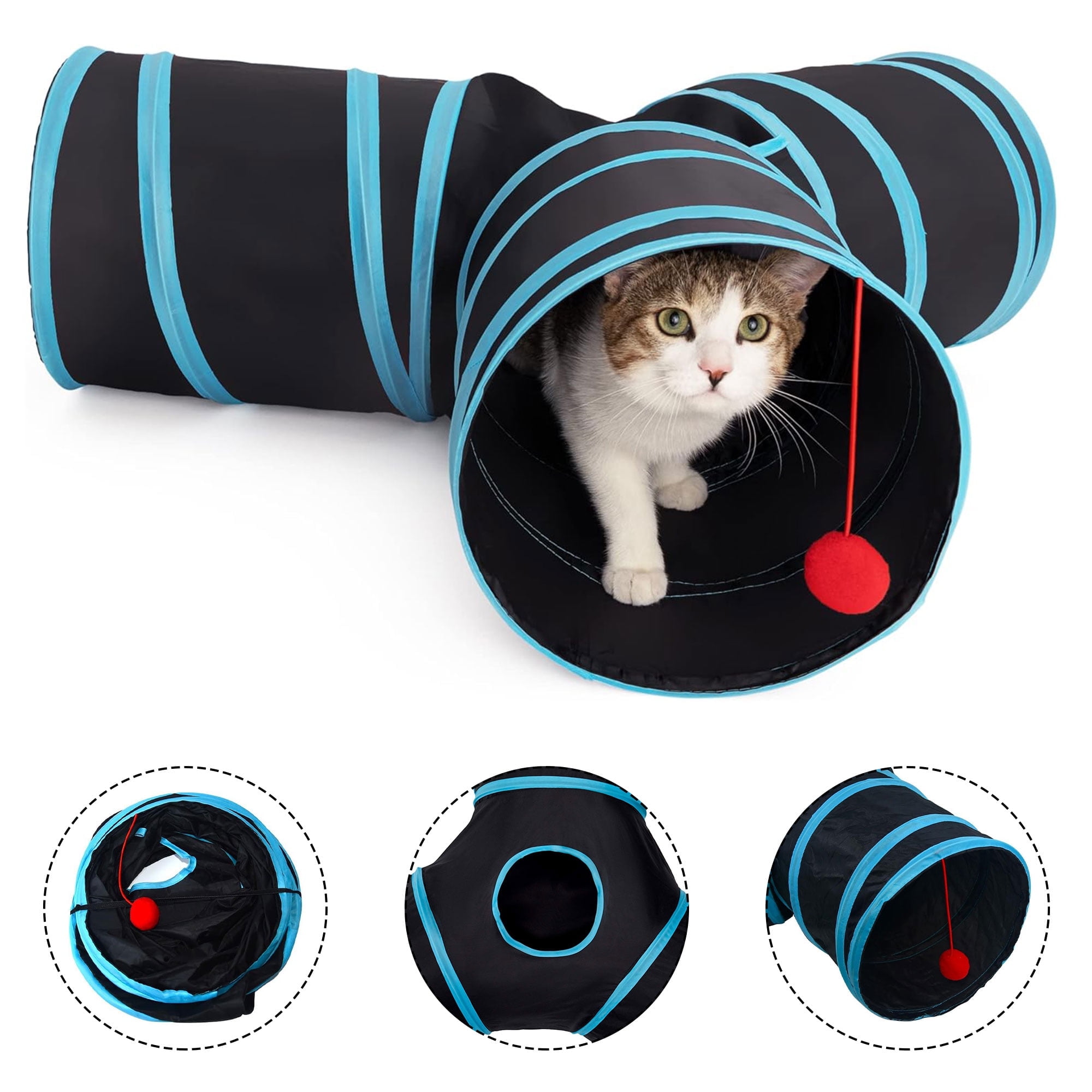 Customer reviews for Tripumer Y-Shaped Cat Tunnel Tube Pet Toy Tunnel ...
