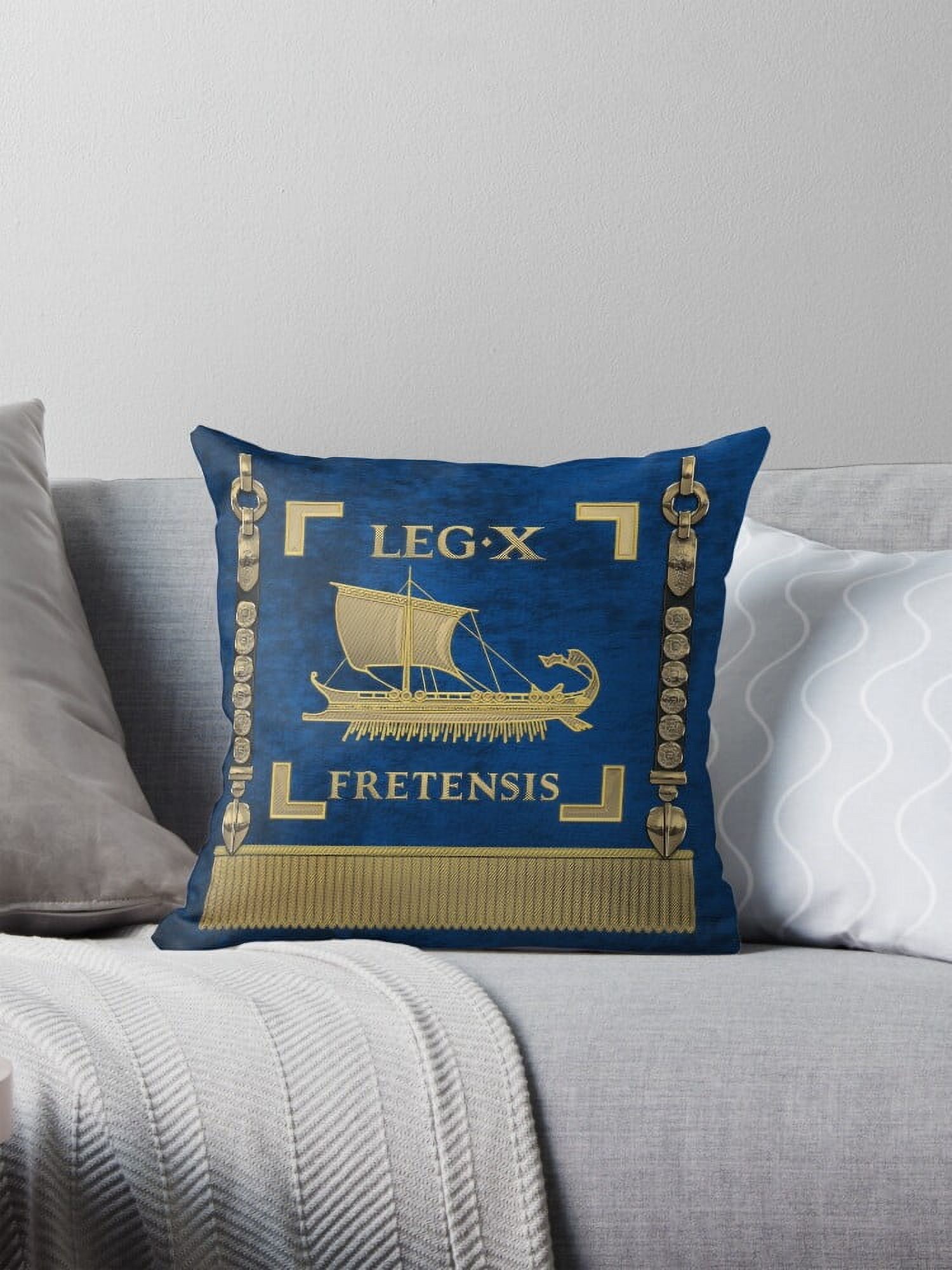 Trireme Standard of the 10th Legion of the Strait - Blue Vexilloid of ...