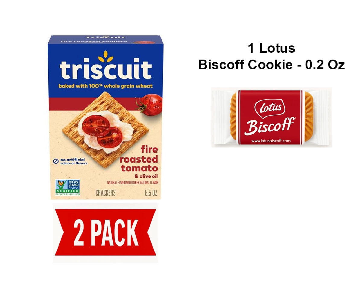 Triscuit Fire Roasted Tomato & Olive Oil Whole Grain Wheat Crackers ...