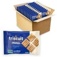 Triscuit Minis Original Whole BCF26 Grain Wheat Crackers, Vegan ...