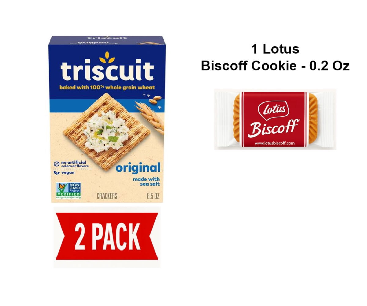 Triscuit Original Whole Grain Wheat Crackers, Vegan Crackers, Healthy ...