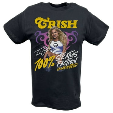 Men's 500 Level Black Trish Stratus 25th Anniversary Vintage T-Shirt - Walmart.com