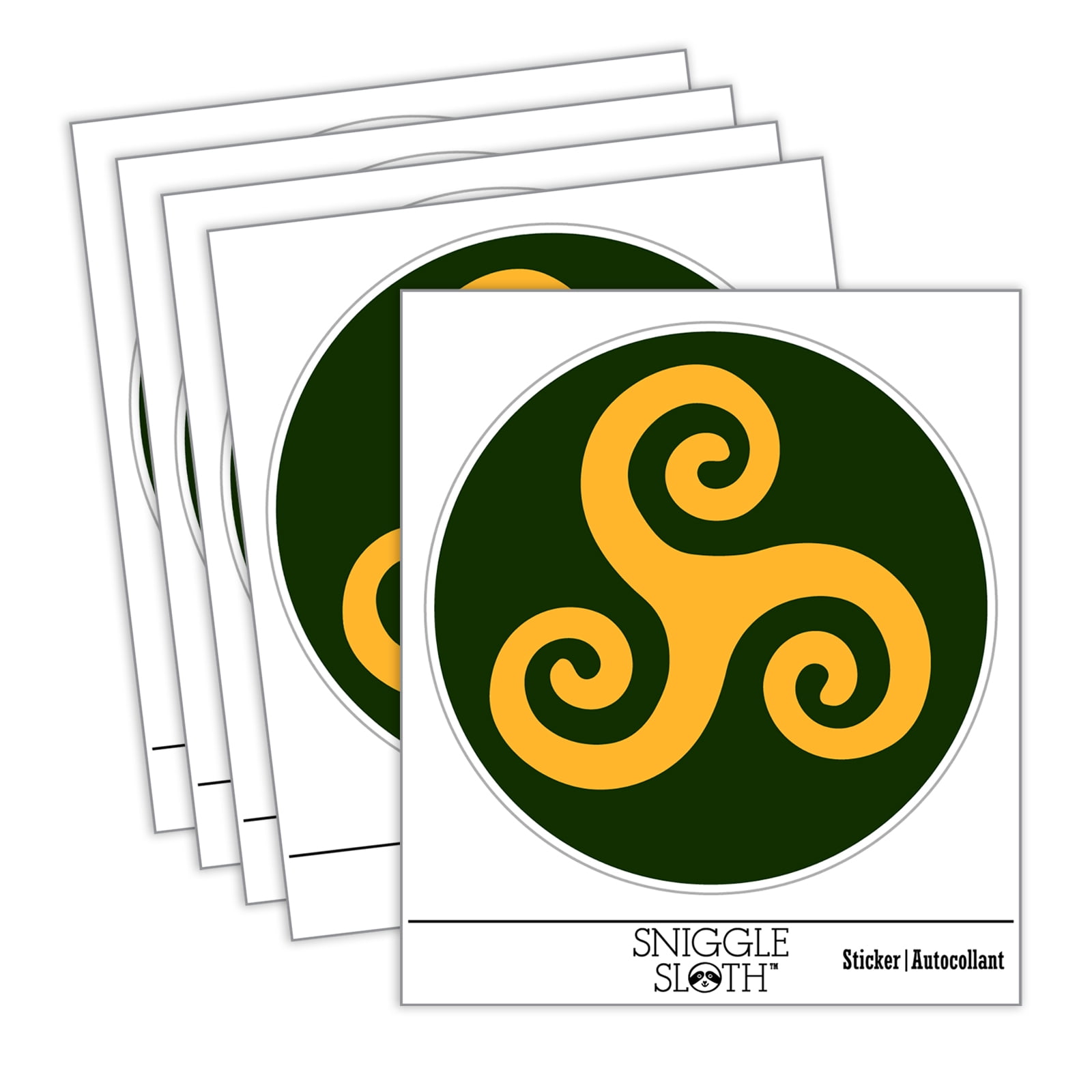 Triskele Triskelion Triple Spiral Celtic Symbol Car Window Bumper Water ...