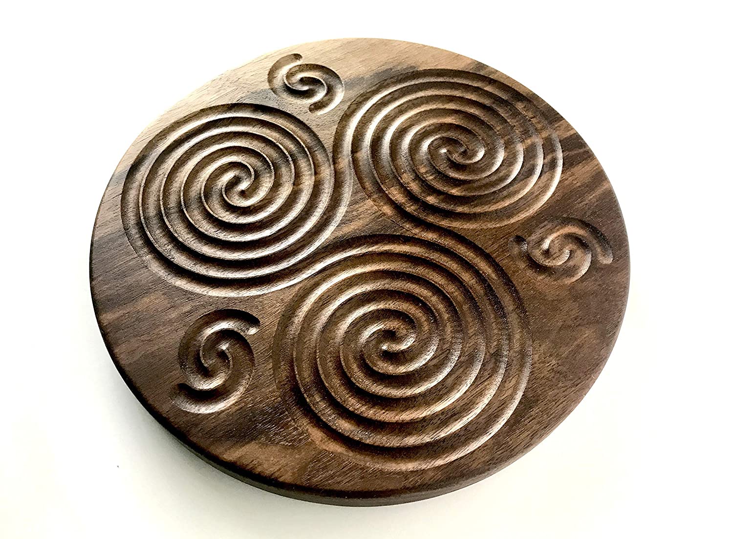 Triskelion Finger Labyrinth for Meditation and Prayer, 7.5” diameter ...