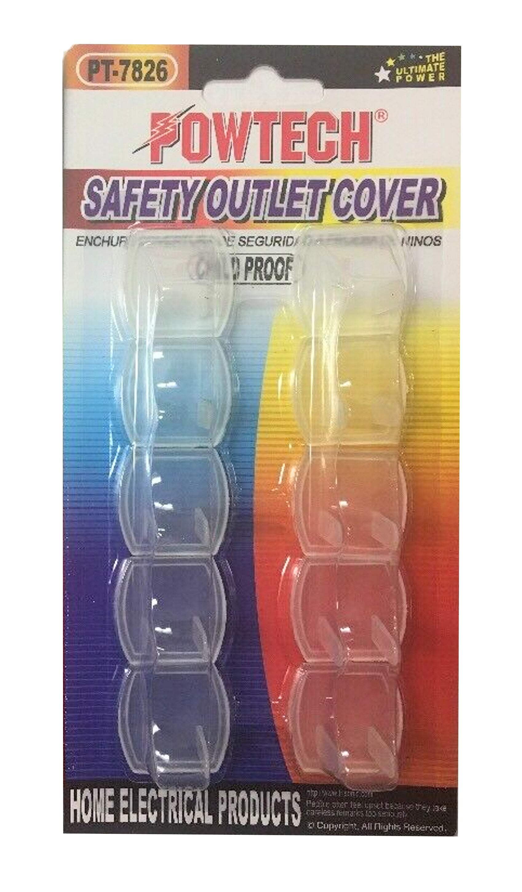 Trisonic Outlet Plug Covers 10-Count Child Proof UL Electrical ...