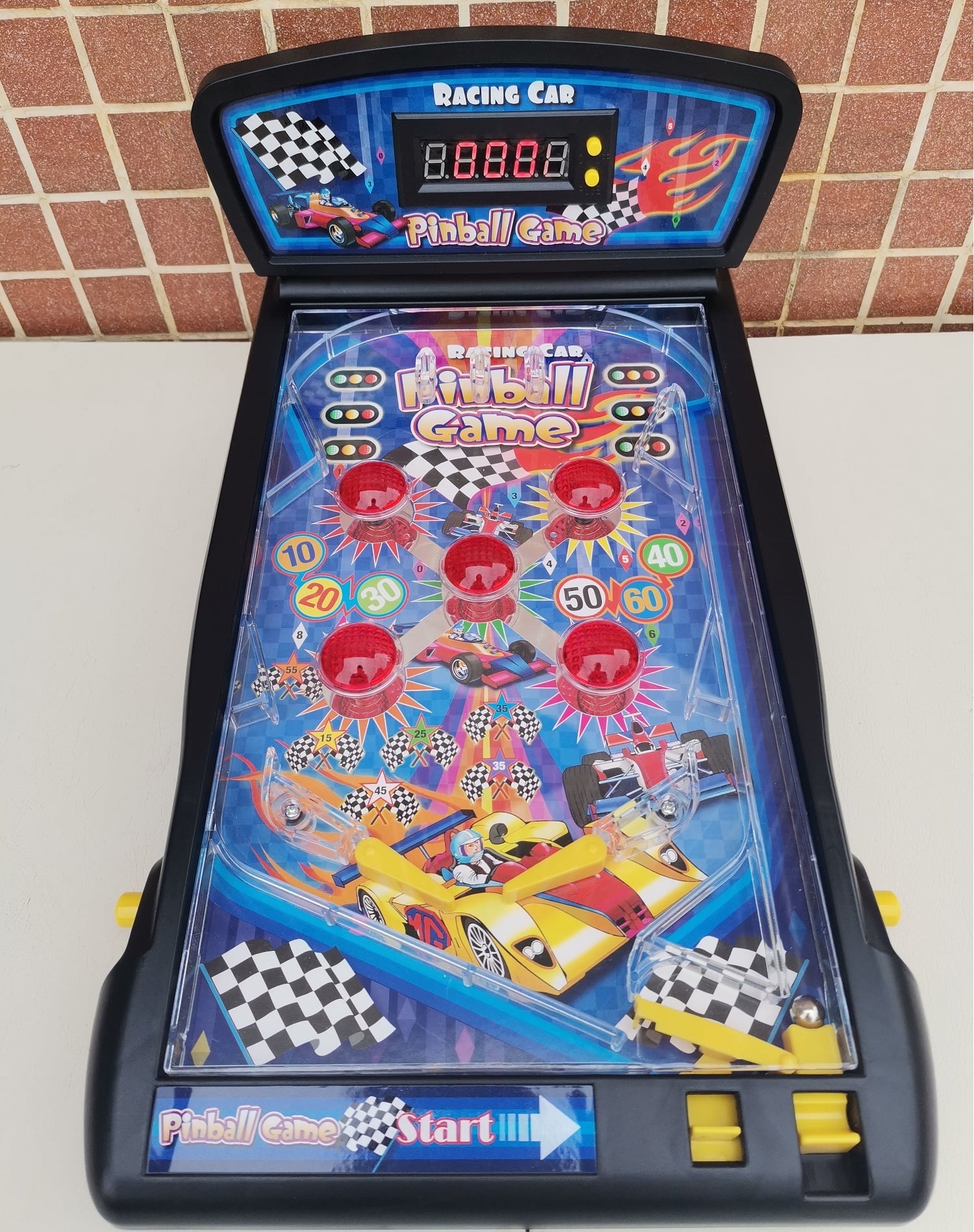 Trisquirrel Pinball Machine Electronic Tabletop Game with LED ...