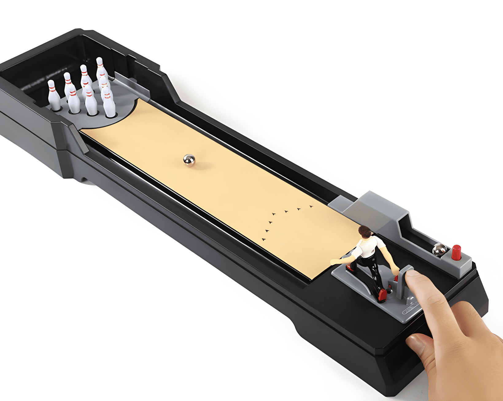 TrisquirrelTable Bowling Game,Tabletop Bowling Alley,10 Pins Mini ...