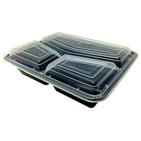 3-compartment Food Containers