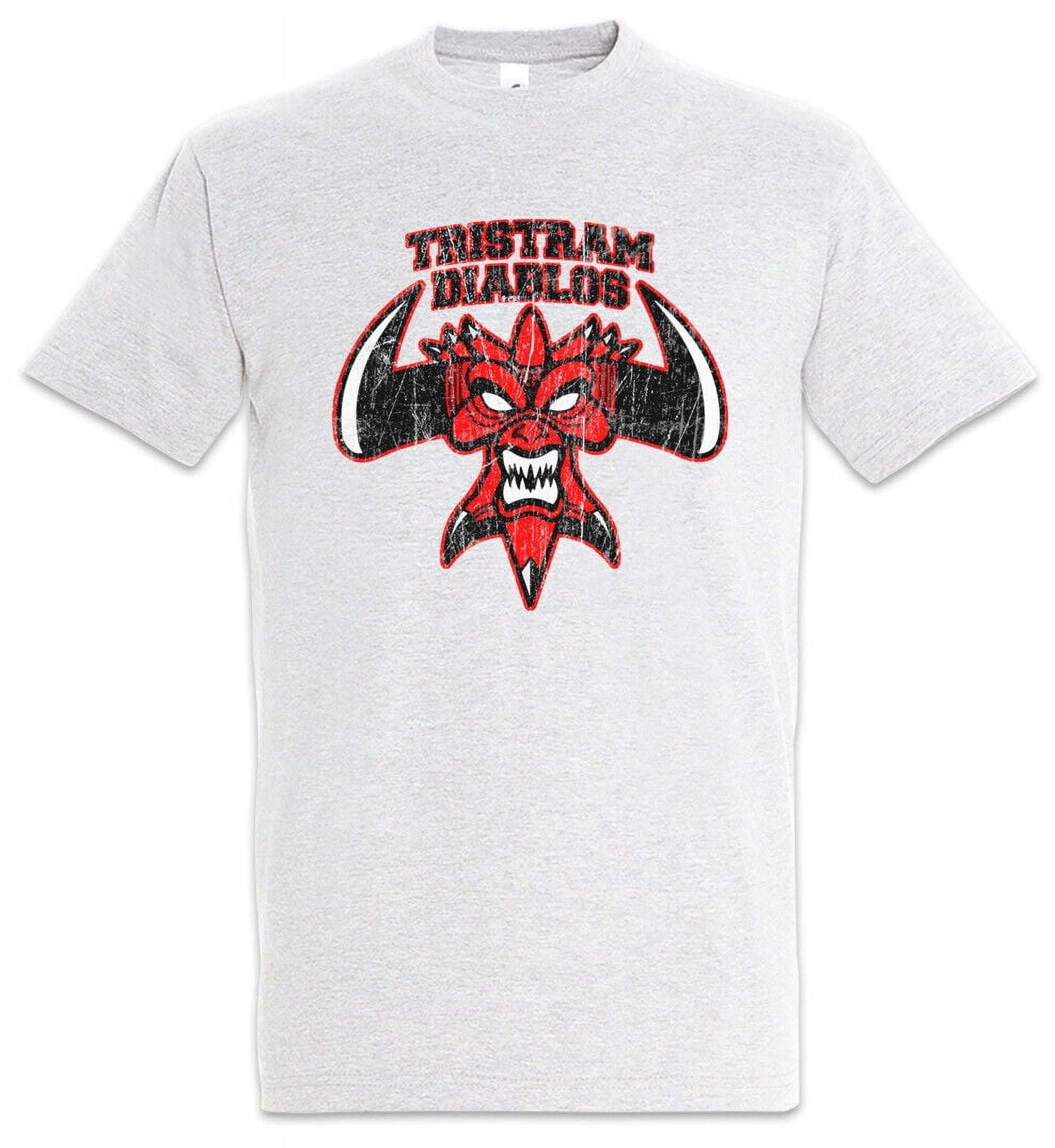Tristram Diablos T-Shirt Diablo Gaming Geek Nerd Fun Game Village ...