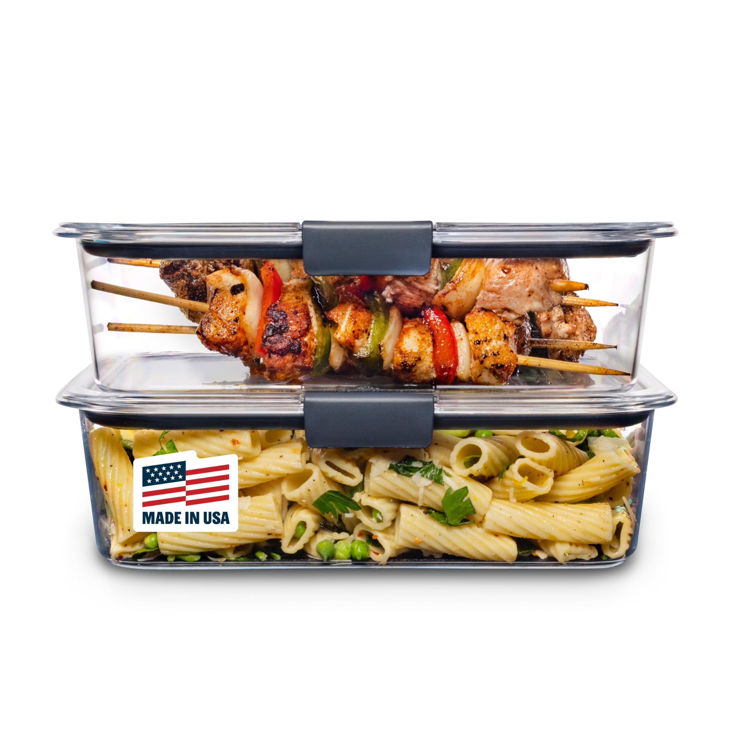 Tritan Plastic Food Storage Containers Set of 5 BPA Free Airtight Lids ...