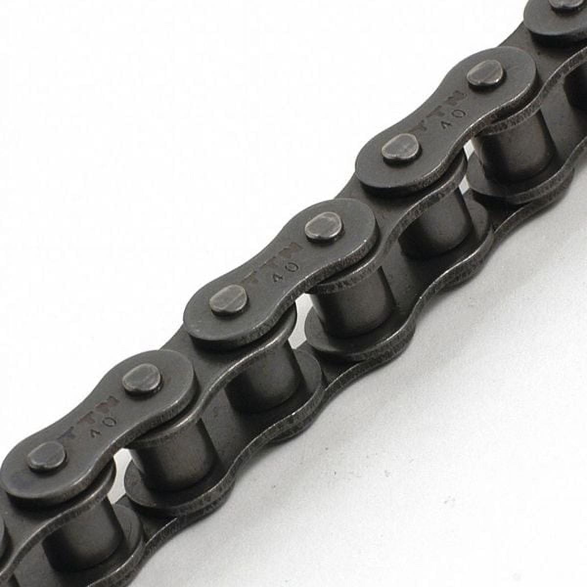 Tritan Roller Chain,10ft,Riveted Pin,Steel 20B-1 X 10FT - Walmart.com